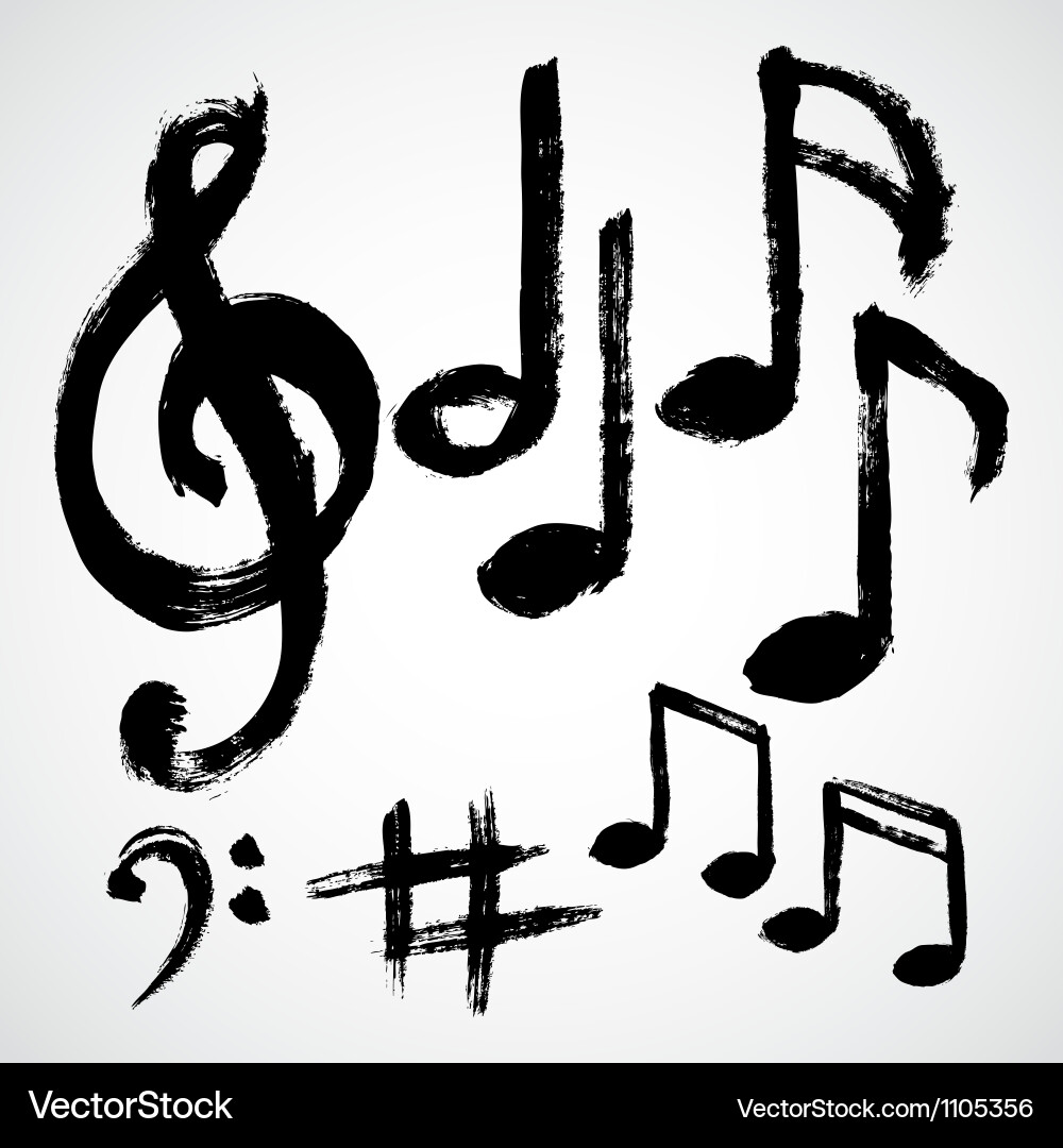 Set of grunge notes Royalty Free Vector Image - VectorStock