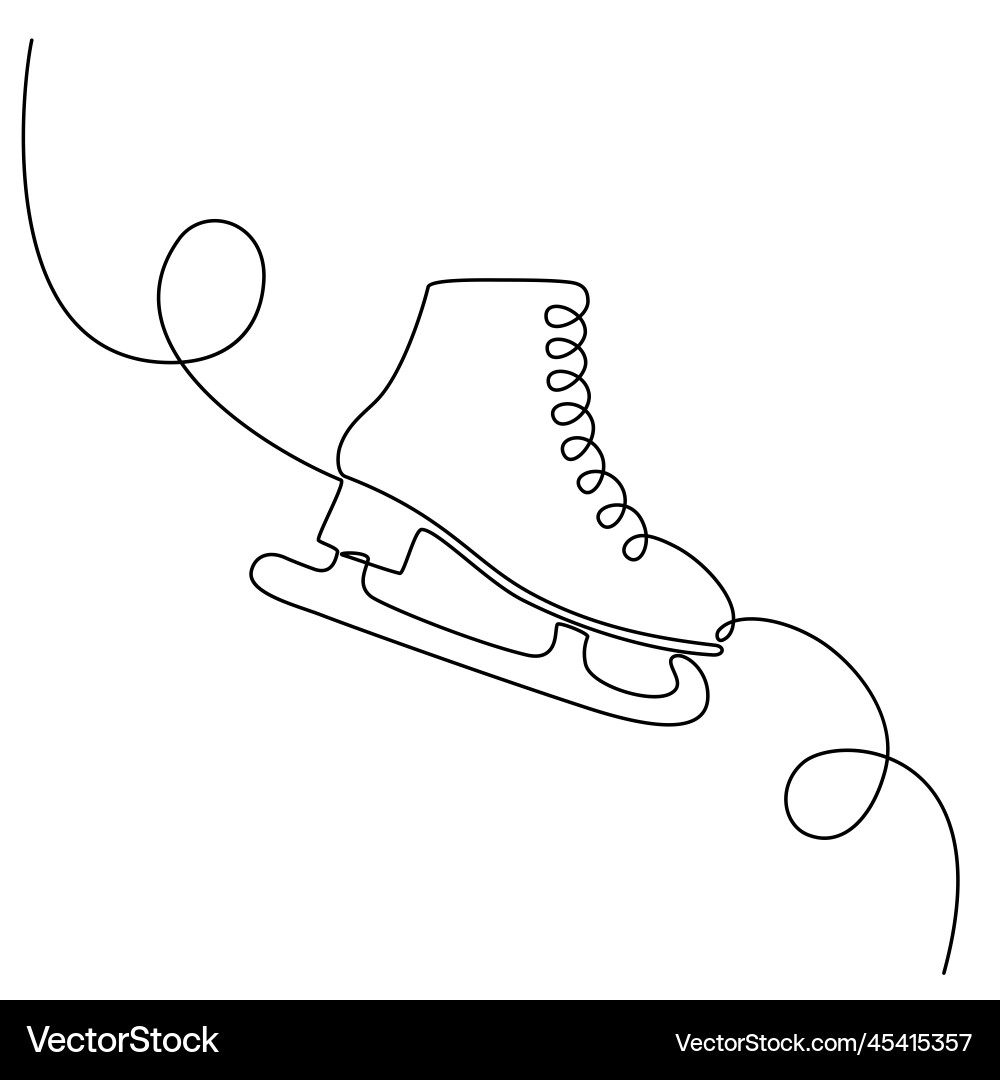 Ice Skate Drawing