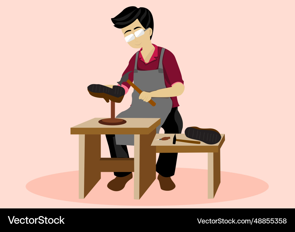 Shoe Cobbler Vector Images (over 790)