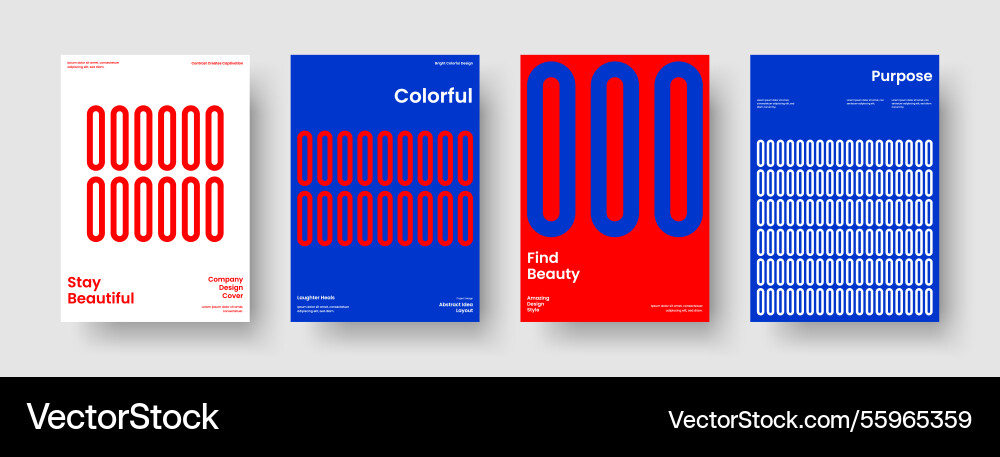 Abstract report design modern background layout Vector Image