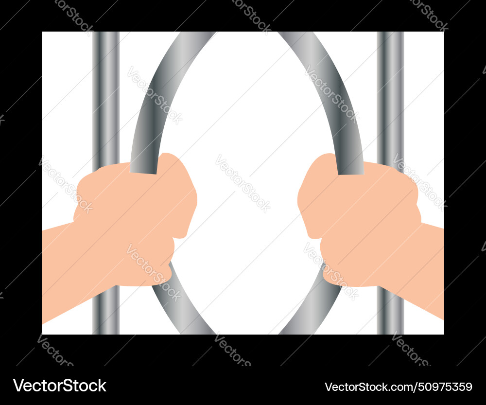 Jail bars Royalty Free Vector Image - VectorStock