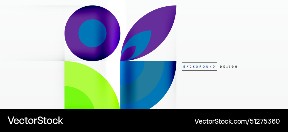 A vibrant logo featuring purple circle Royalty Free Vector