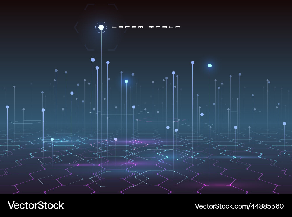 Abstract technology data background Royalty Free Vector