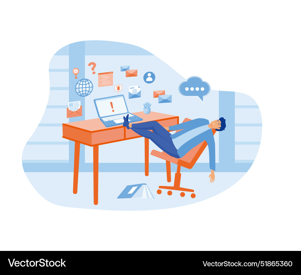 Input overloading information overload concept Vector Image Input overloading information overload concept Vector Image
