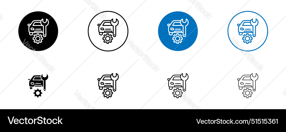 Car mechanic icon Royalty Free Vector Image - VectorStock