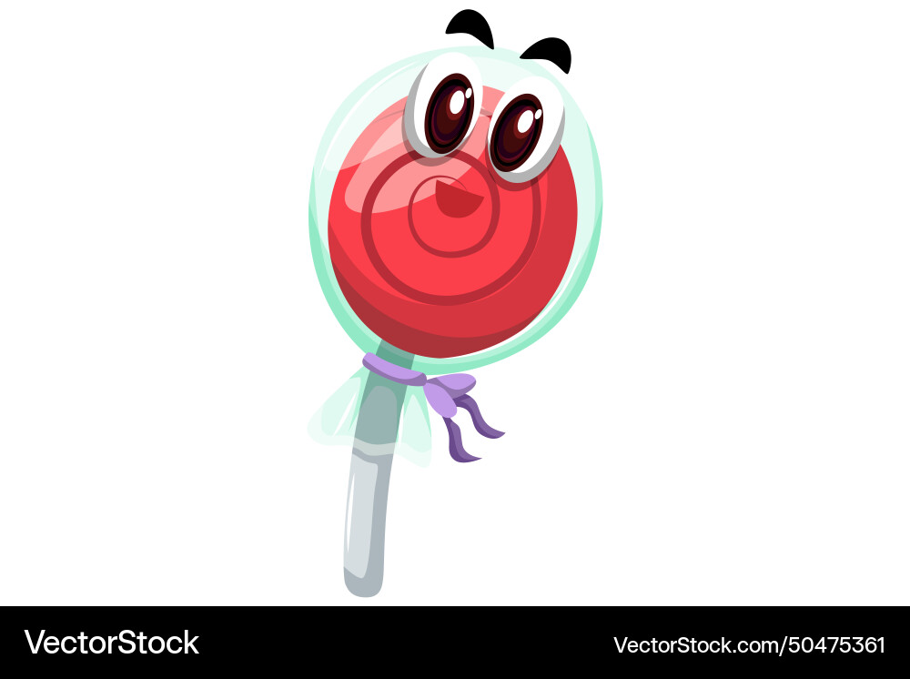 Cute candy character design Royalty Free Vector Image