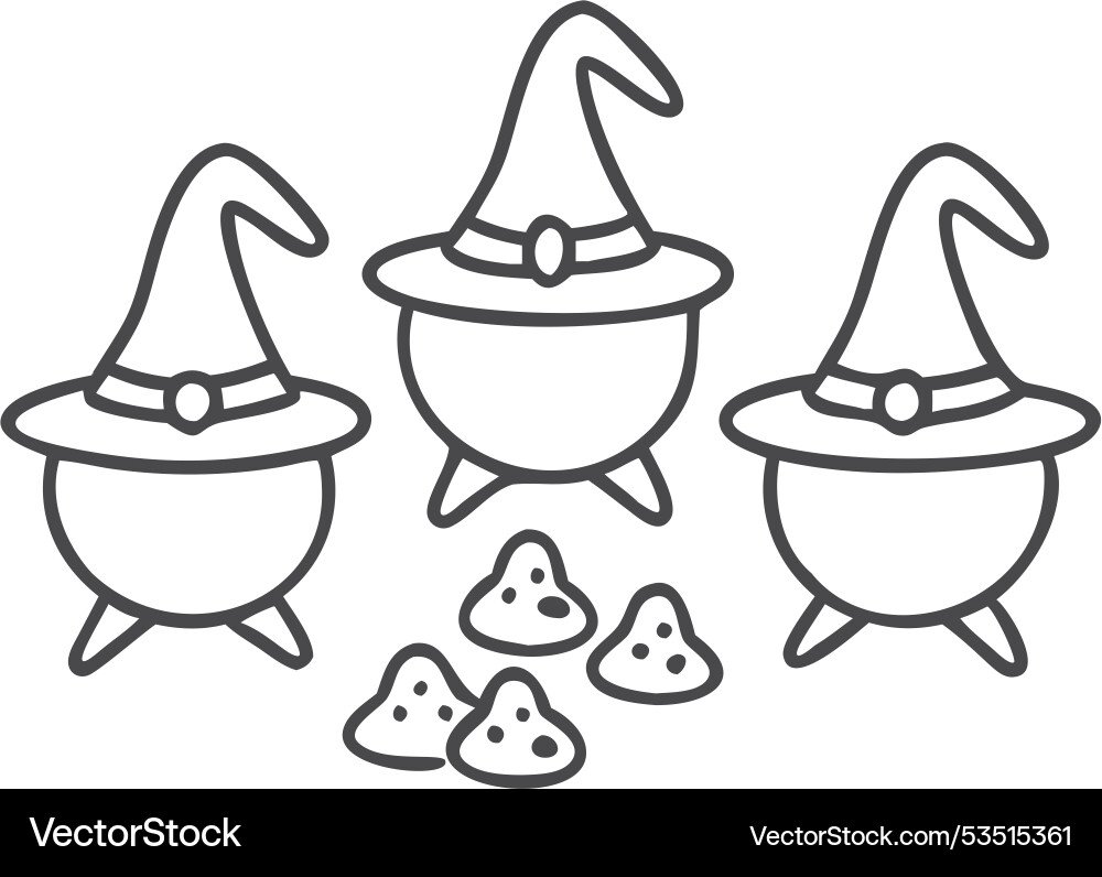 Enchanting and spooky a captivating logo design Vector Image