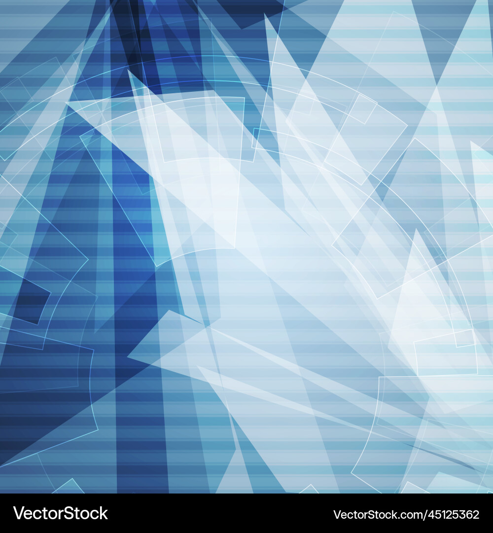 Blue Geometric Technology Background Royalty Free Vector