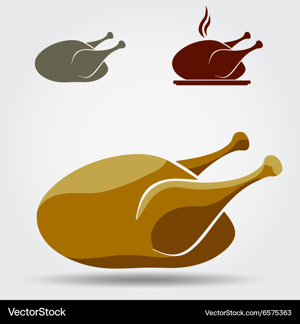 Chicken icon Royalty Free Vector Image - VectorStock