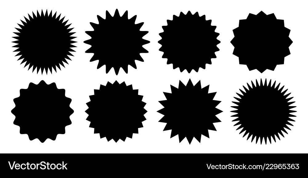 Starburst Sale Sticker Royalty Free Vector Image