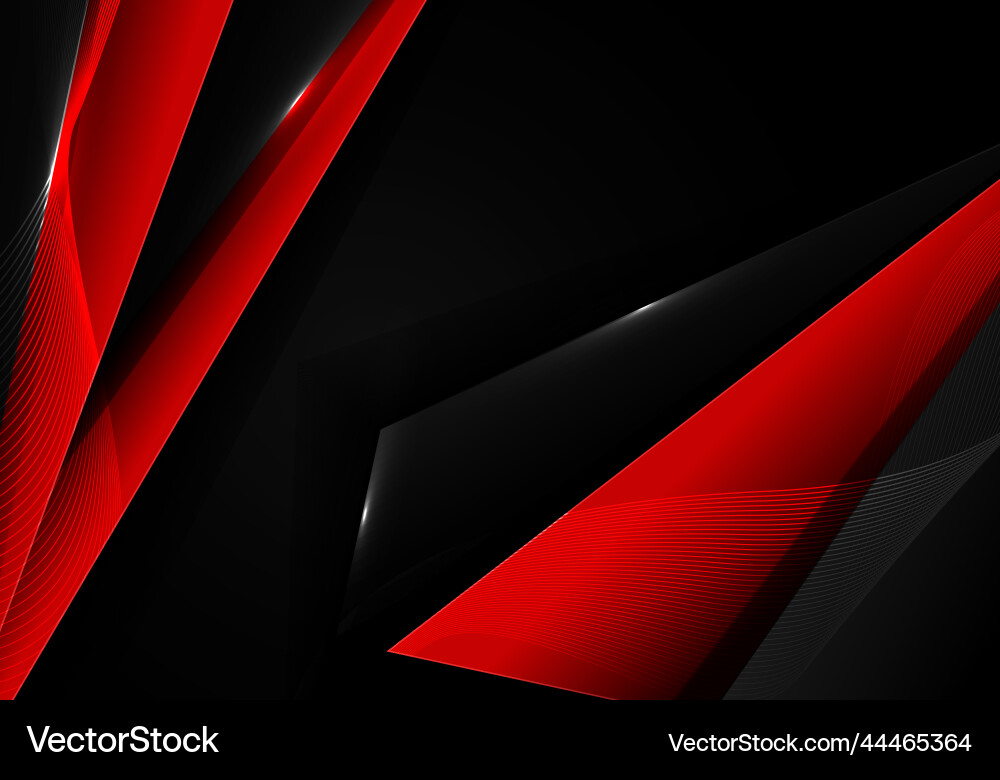 Red and black steel plate design decoration Vector Image