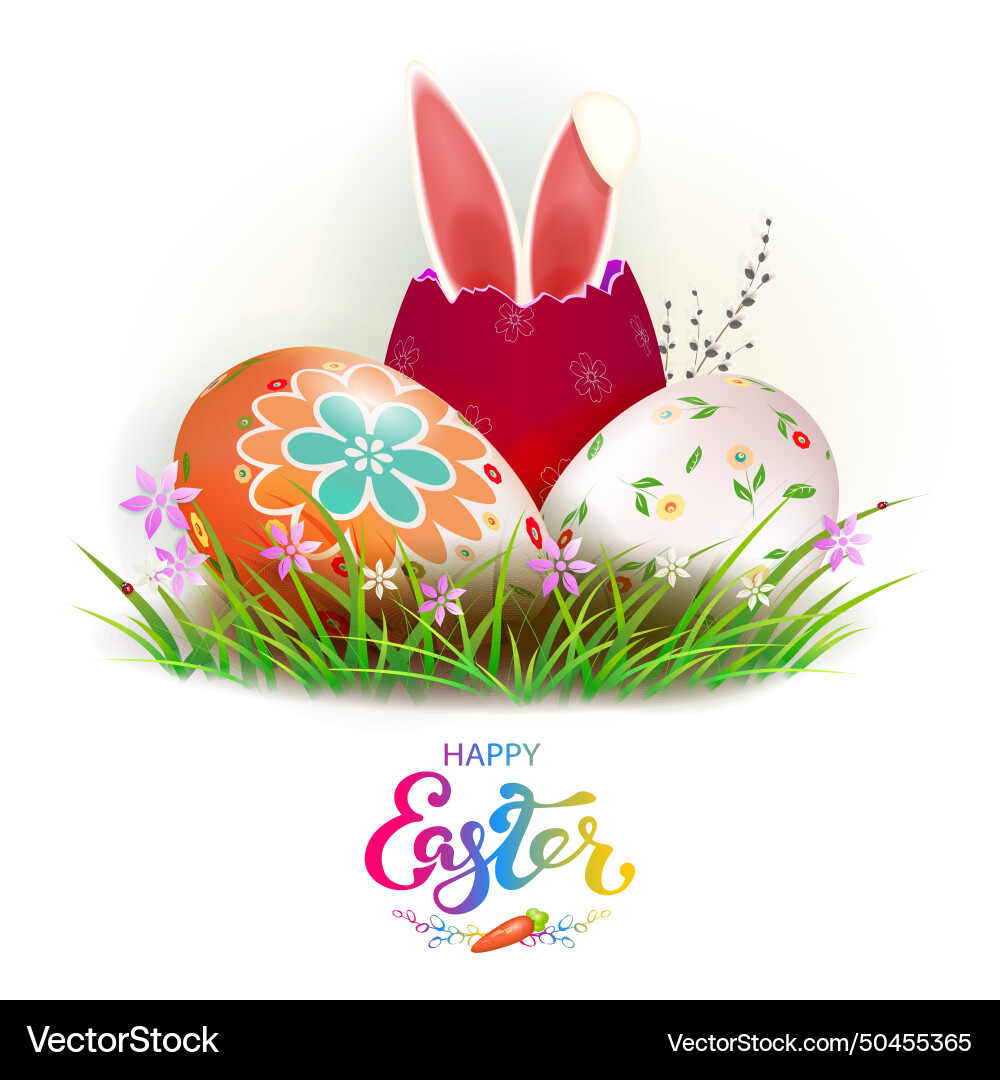 Isolated design element easter Royalty Free Vector Image