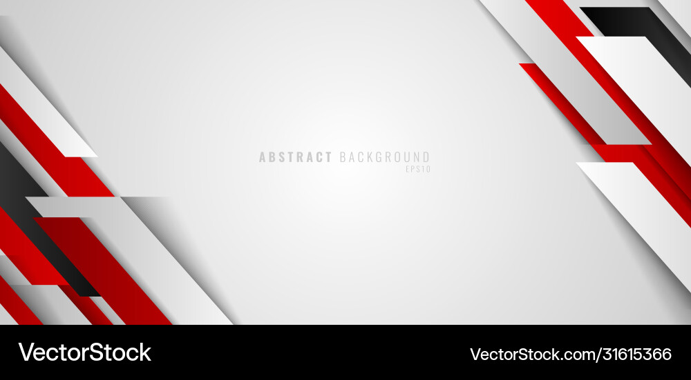 Abstract corporate banner web design red Vector Image