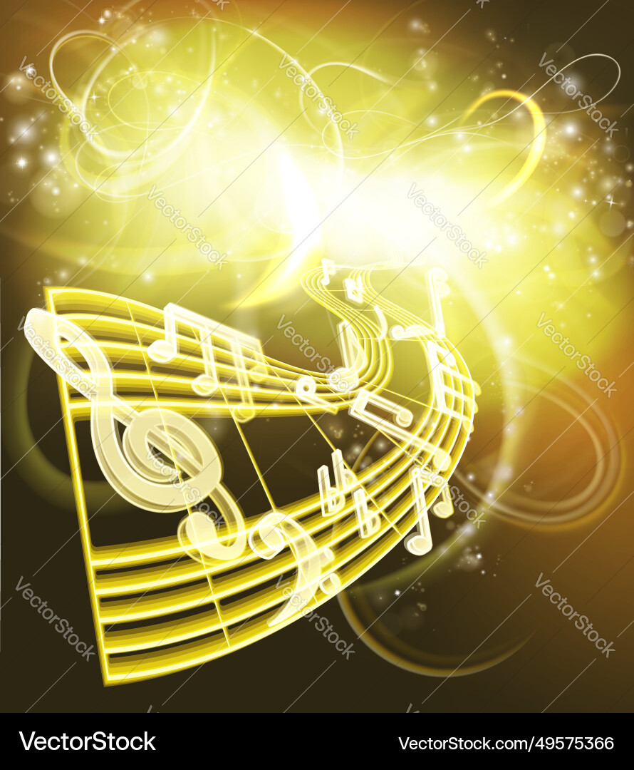Music notes musical background Royalty Free Vector Image