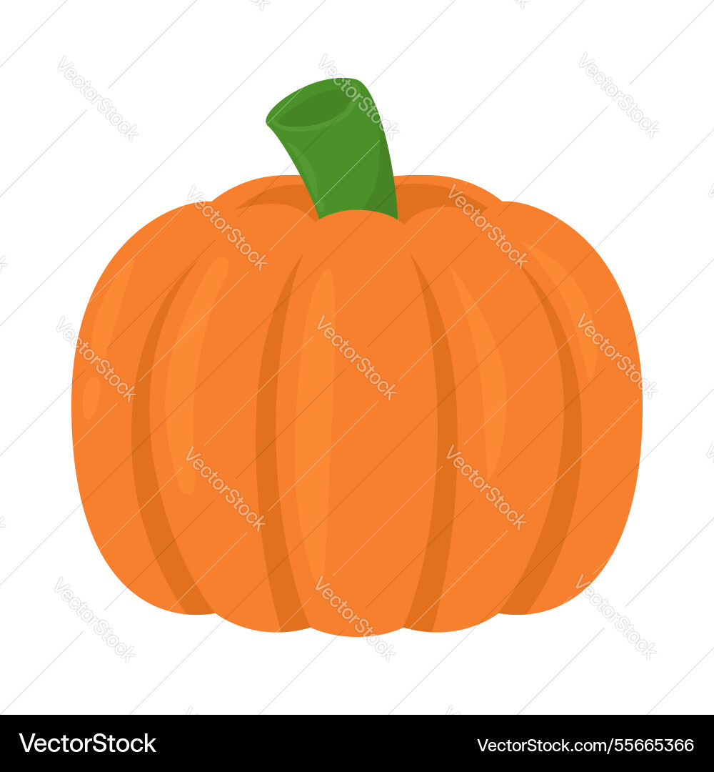 Pumpkin sign emoji icon harvest Royalty Free Vector Image