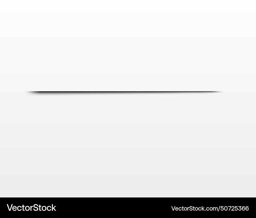 Shadow effect realistic blurred edges Royalty Free Vector