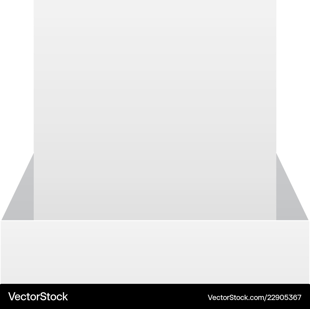 Display box mockup Royalty Free Vector Image - VectorStock