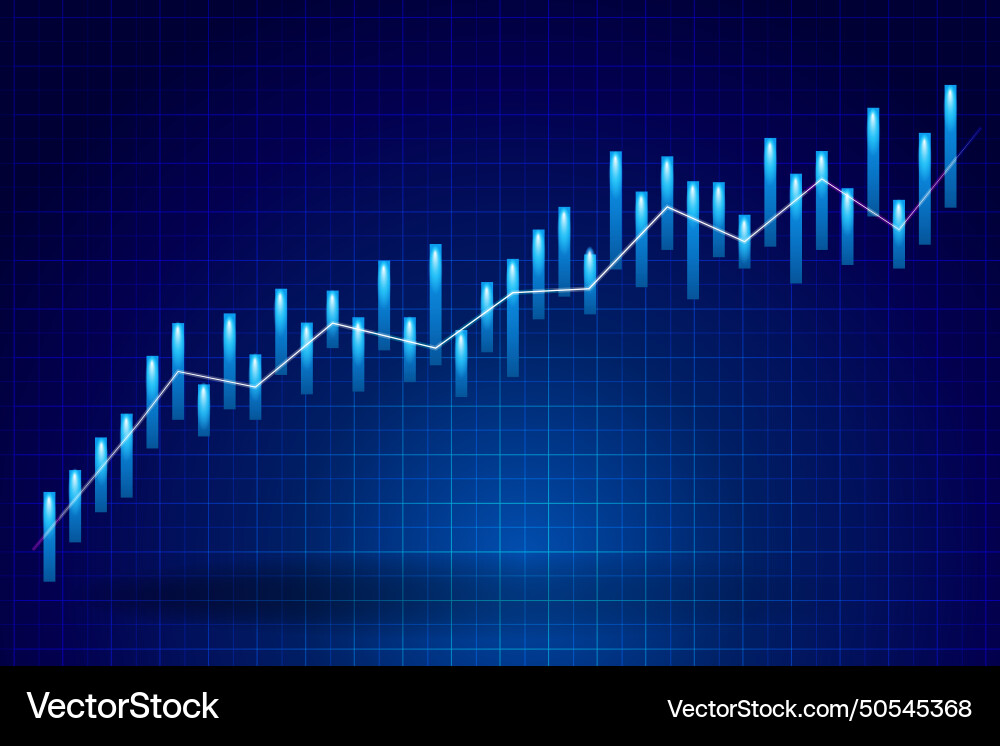 Forex treading background Royalty Free Vector Image