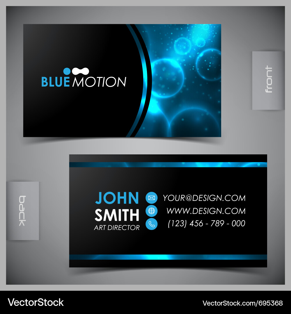 Black Background Visiting Card Vector Images (over 4,800)