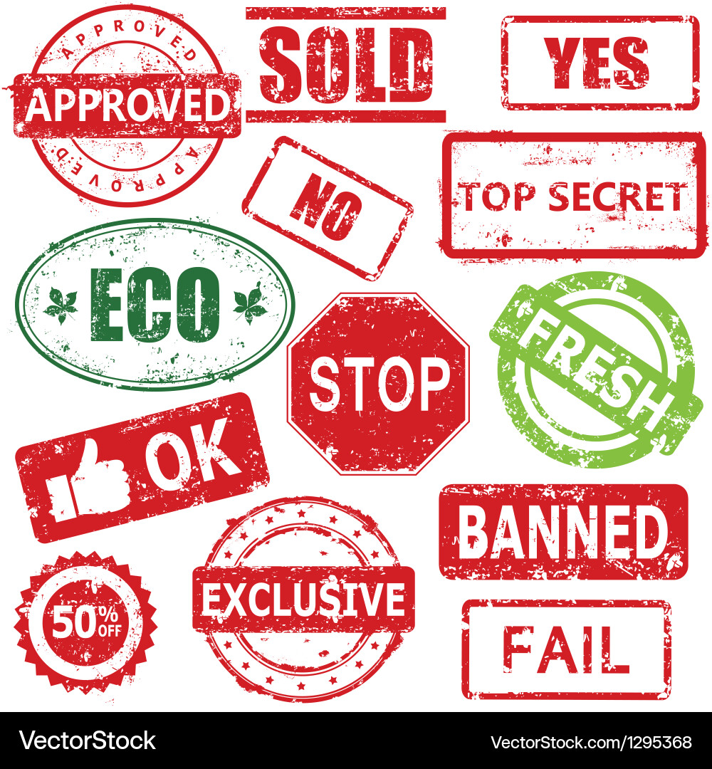 Failed Stamp Vector Images (over 7,300)