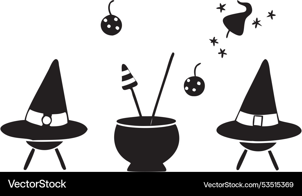 Enchanting and spooky a captivating logo design Vector Image