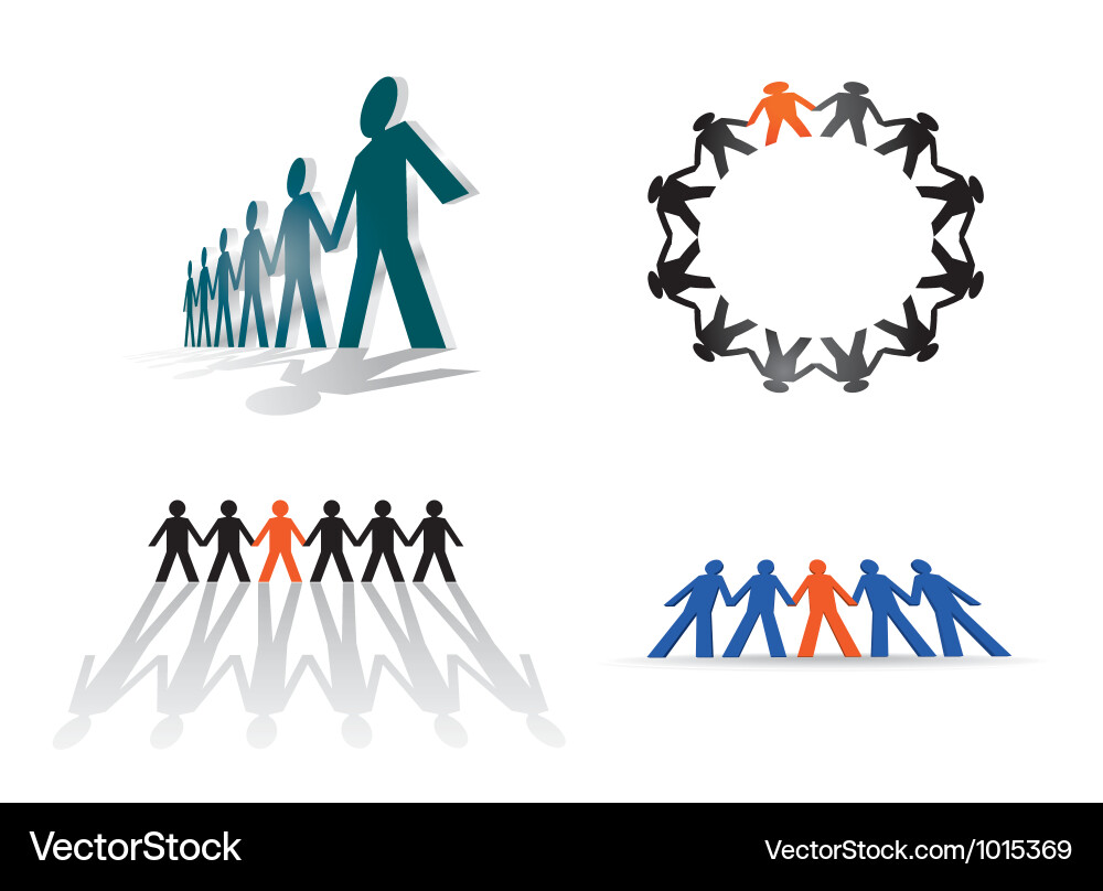 Human figures Royalty Free Vector Image - VectorStock