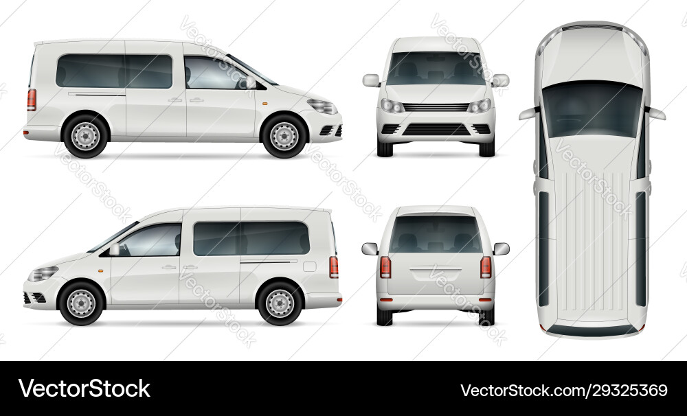 White car Royalty Free Vector Image - VectorStock