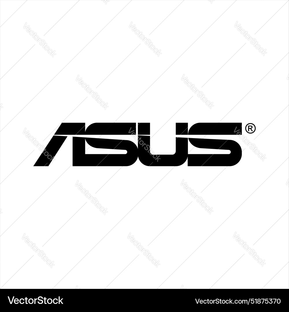 Asus logo Royalty Free Vector Image - VectorStock