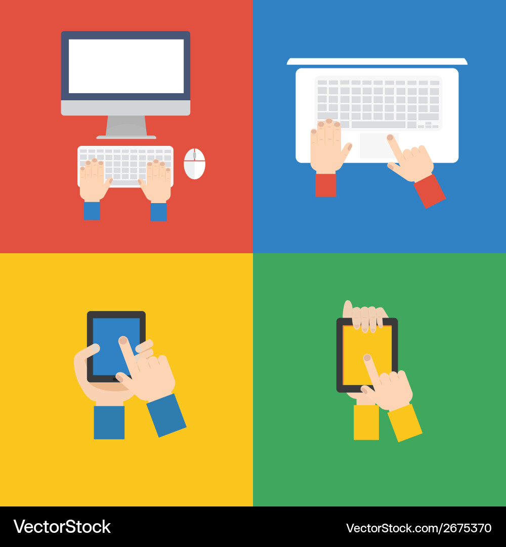 Element of and touch screen concept icon Vector Image