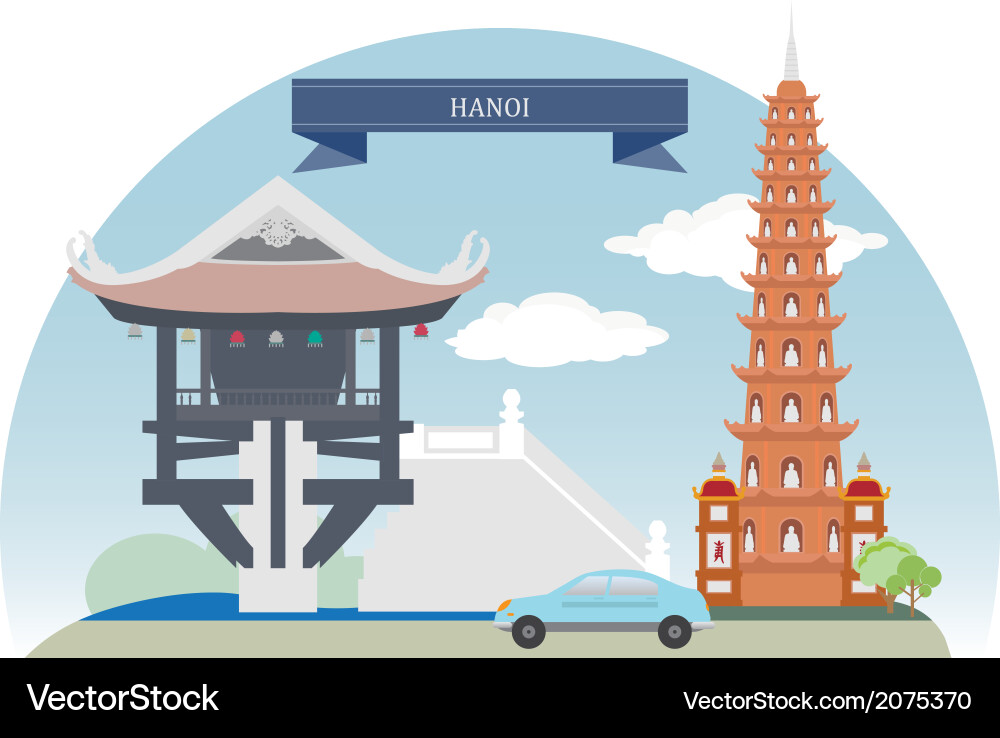 Hanoi Royalty Free Vector Image - VectorStock