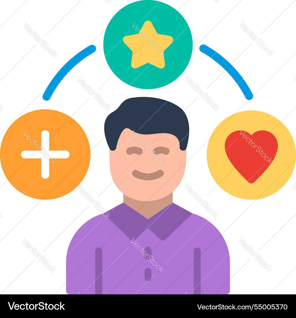 Social engagement flat icon design Royalty Free Vector Image
