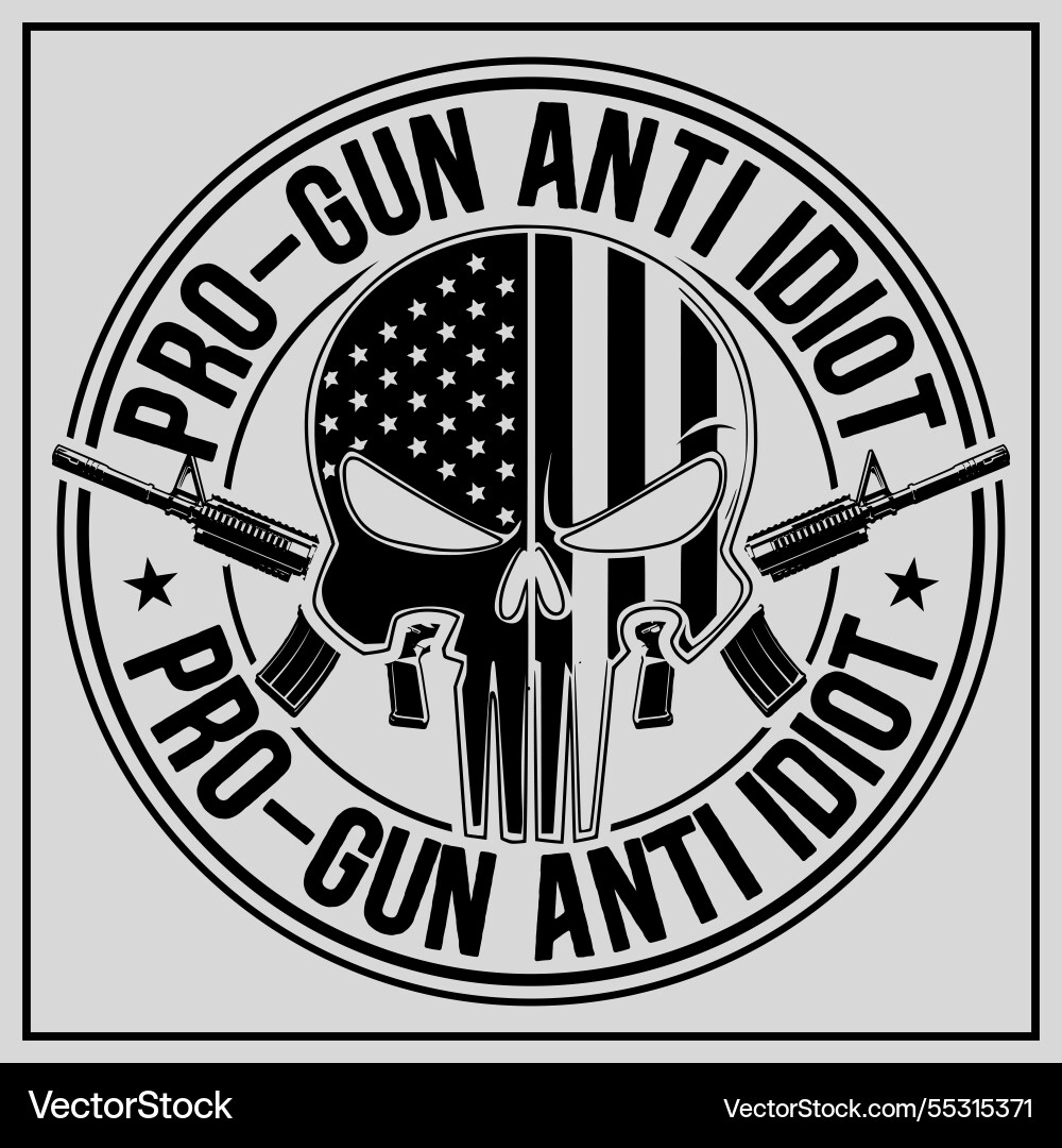 2nd Amendment T-Shirt - Gun Rights Royalty Free Vector Image