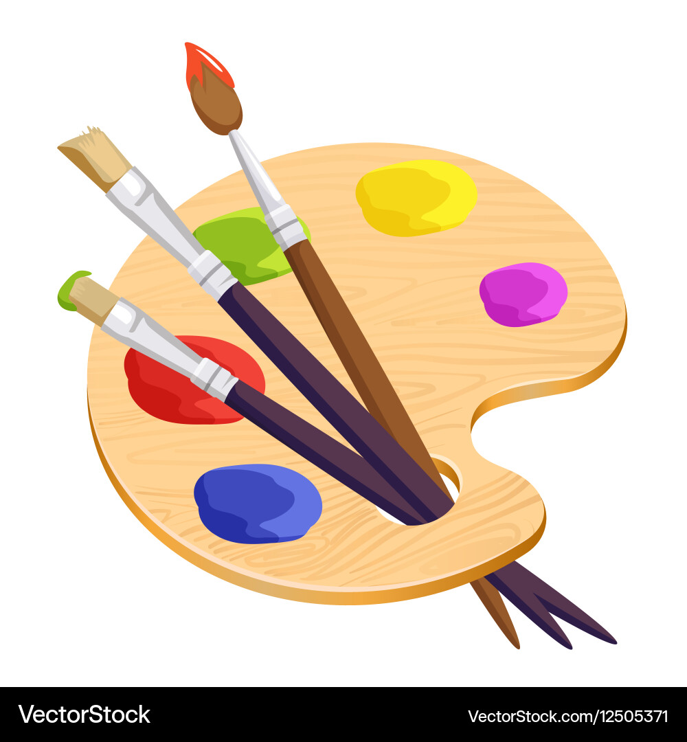 Paint Pallet Vector Images (over 4,000)