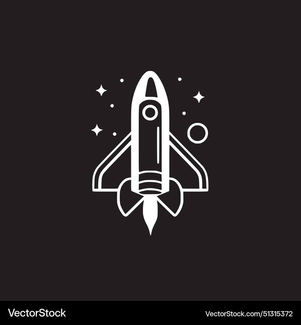 Space - high quality logo - ideal for t-shirt Vector Image