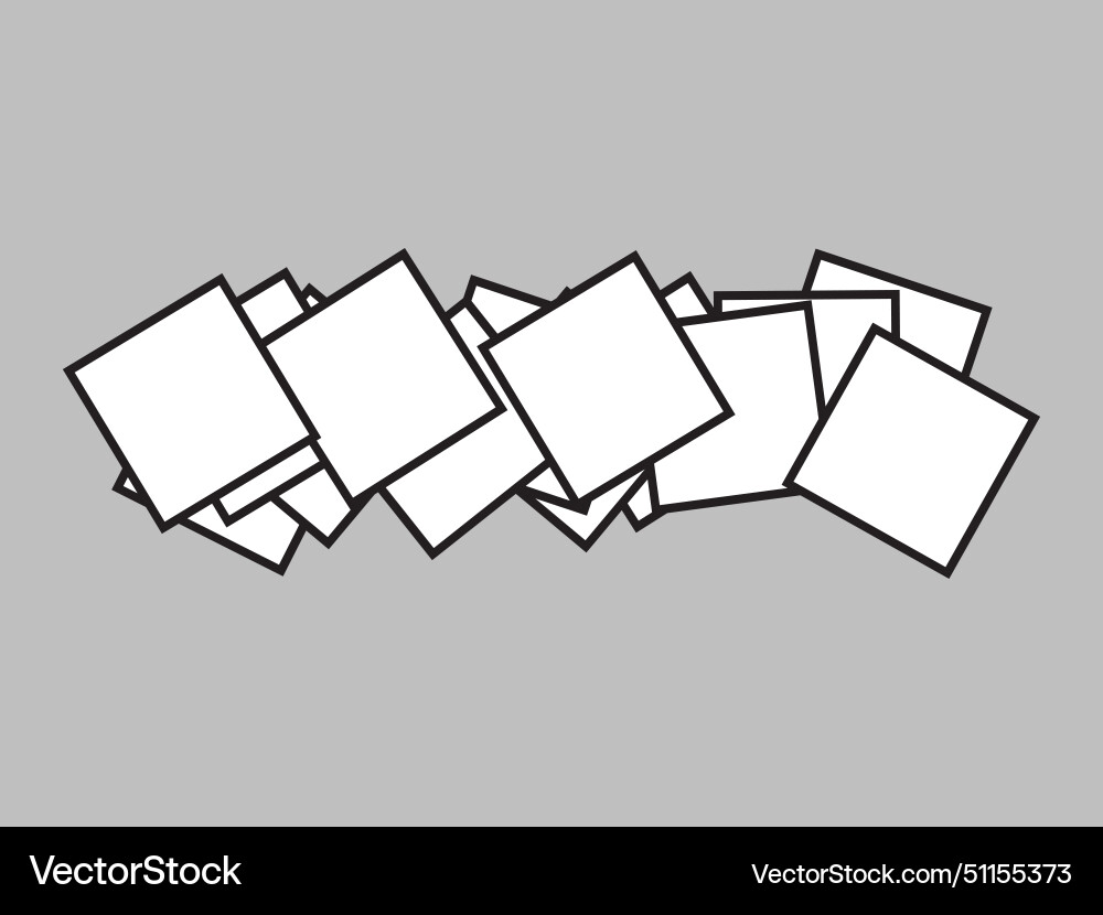 A bunch of photo frames on gray background eps Vector Image
