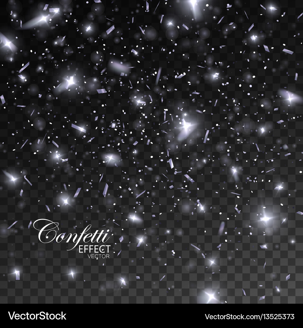 Confetti glitters Royalty Free Vector Image - VectorStock