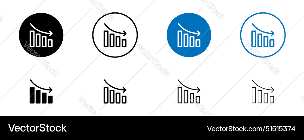 Chat arrow down icon Royalty Free Vector Image