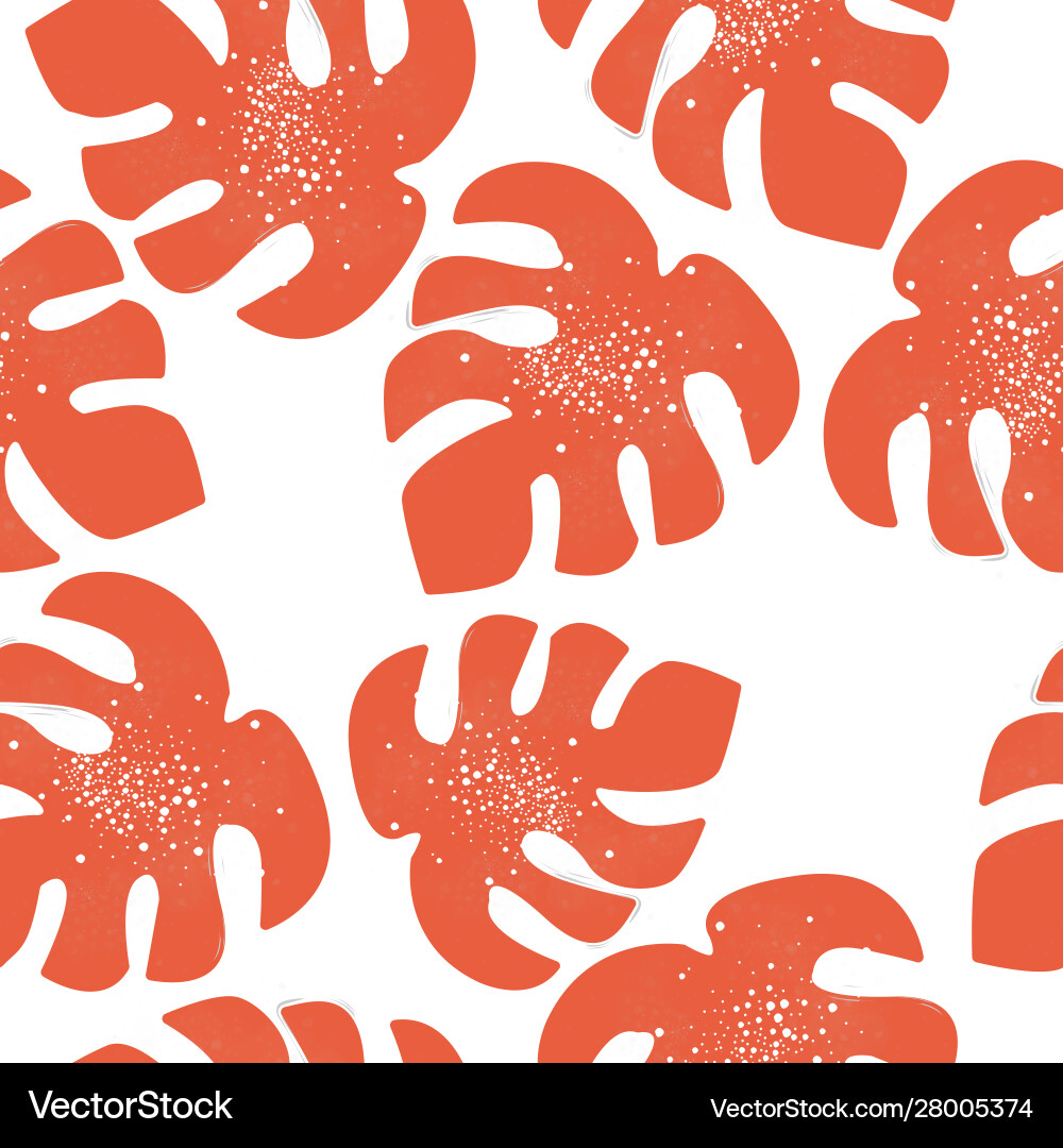 Terracotta Abstract Seamless Pattern Modern Vector Image