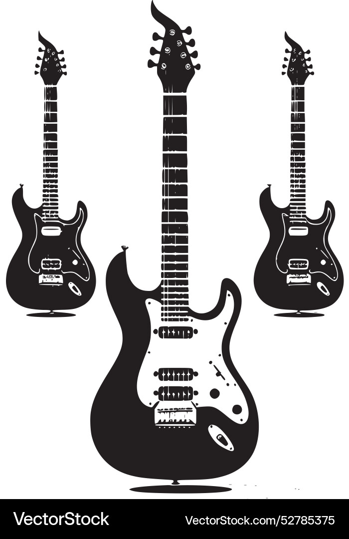 Guitar Royalty Free Vector Image - VectorStock