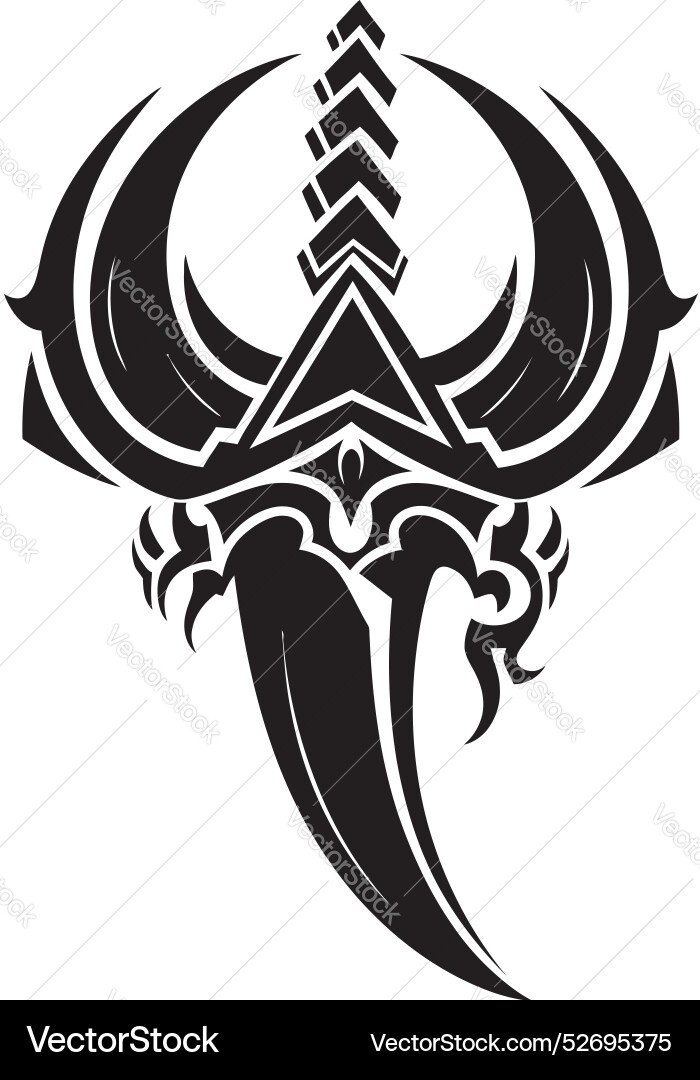 Titans thunder battle axe emblem icon mythic Vector Image
