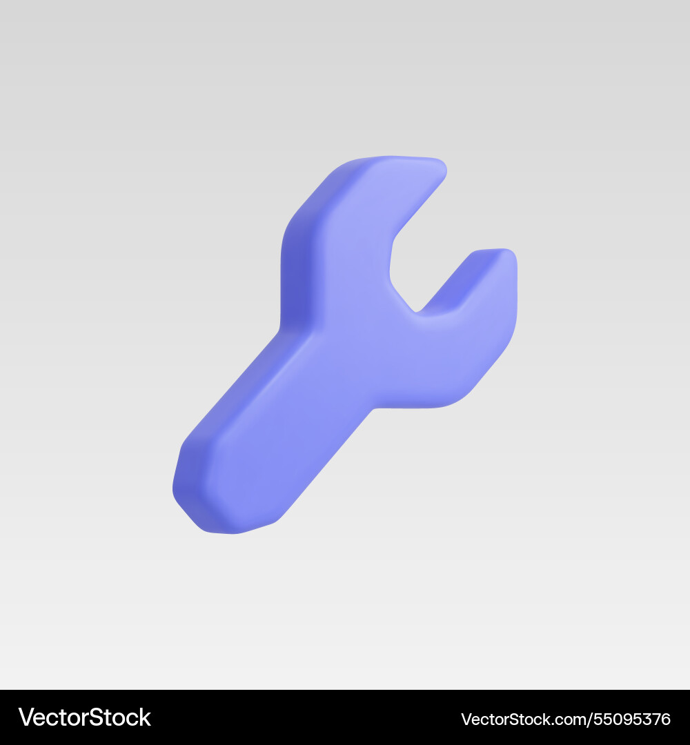 3d realistic repair icon Royalty Free Vector Image