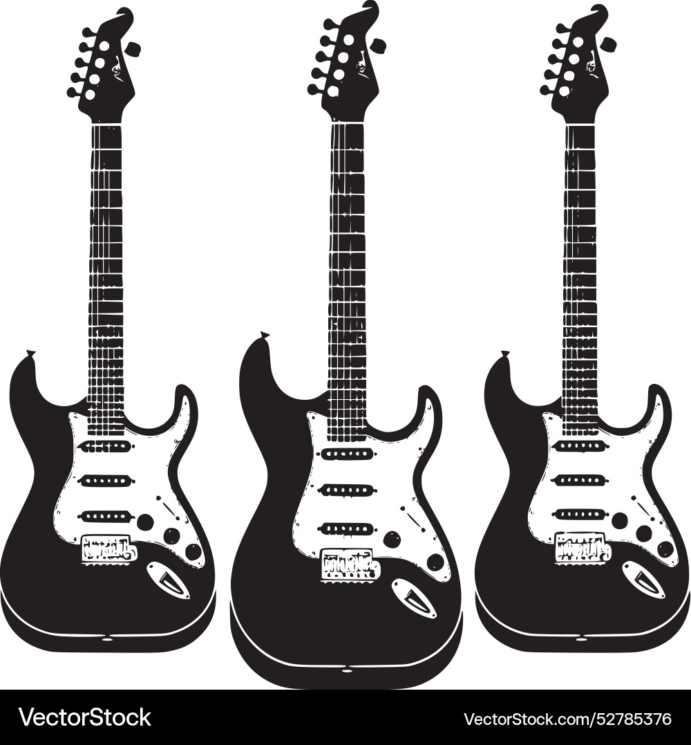Guitar Royalty Free Vector Image - VectorStock