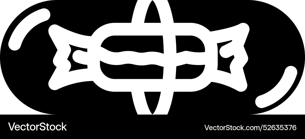 Placebo effect unsolved mystery glyph icon Vector Image