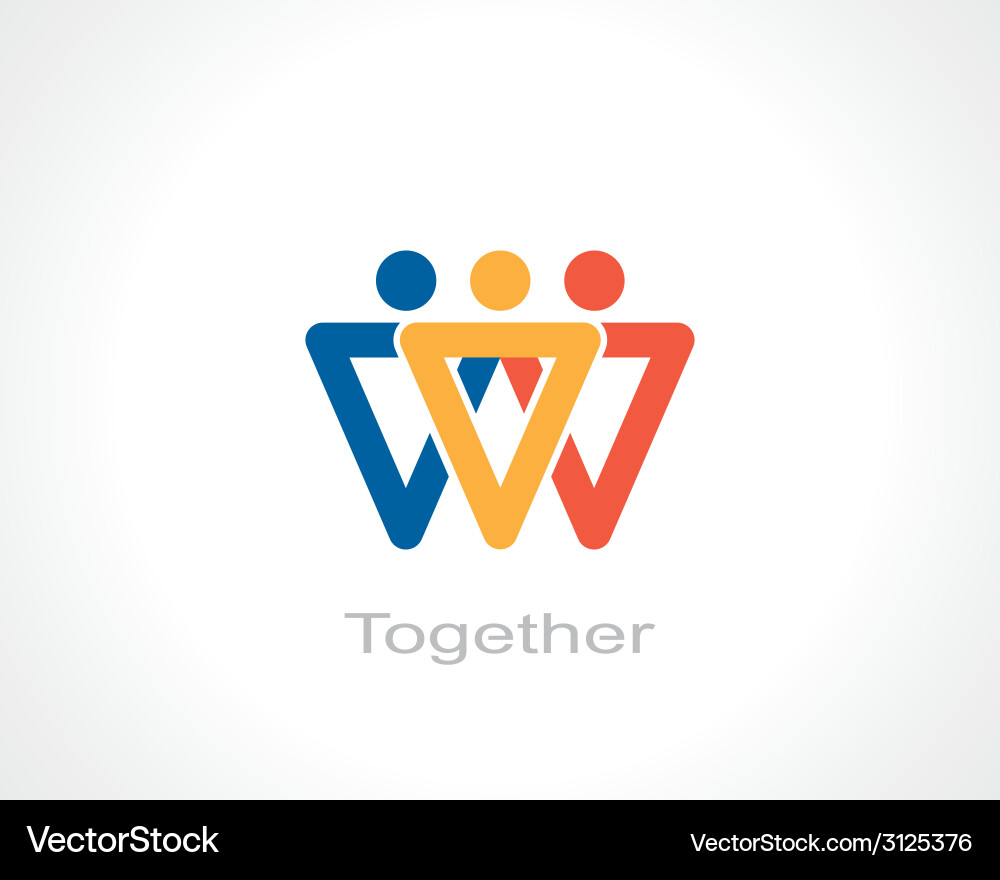 Together Royalty Free Vector Image - VectorStock