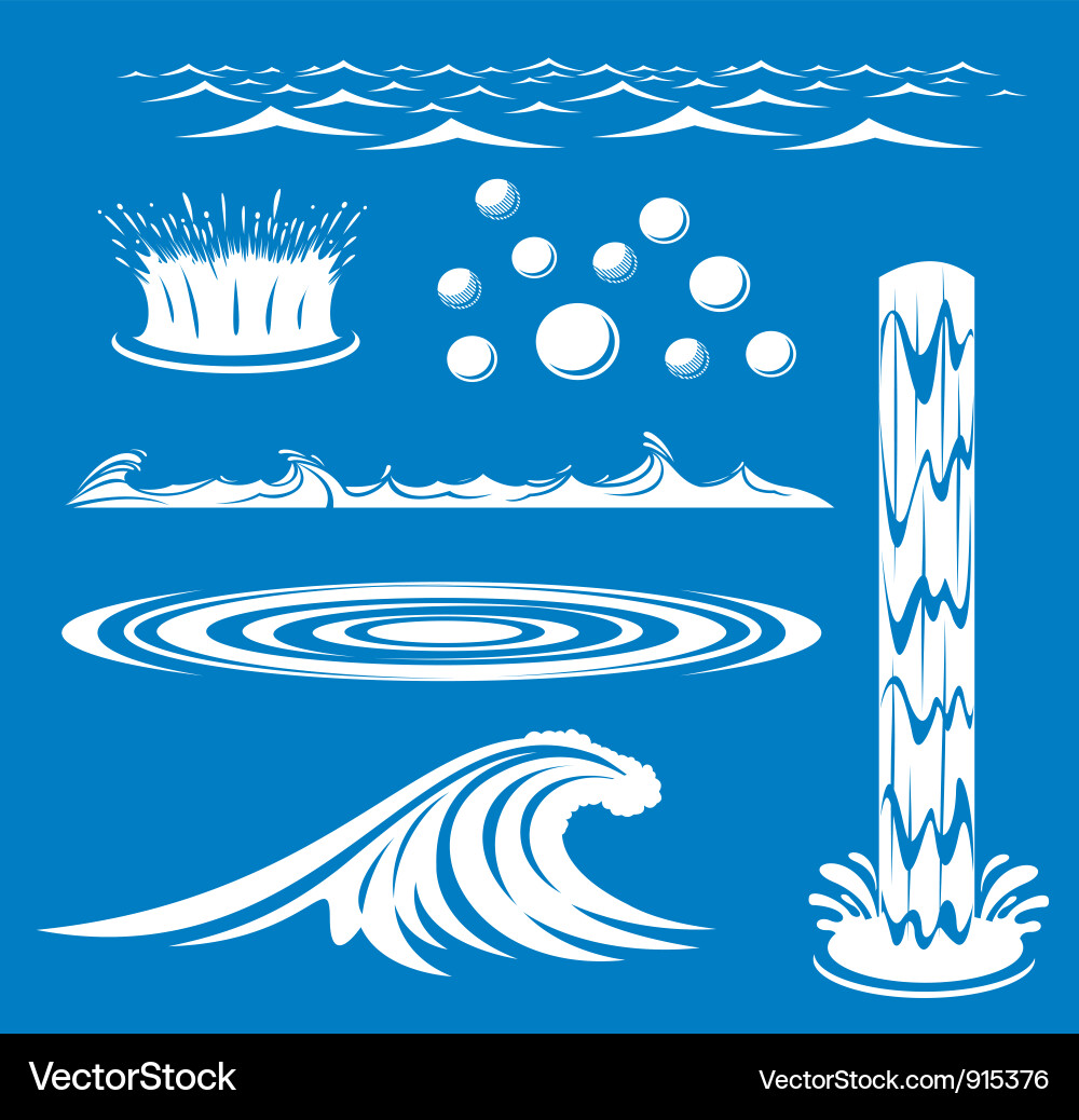 Water Fountain Splash Vector Images (over 3,500)