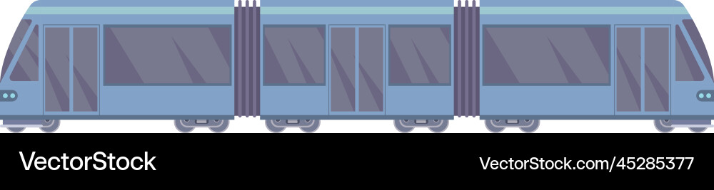 Subway train side view passenger transport icon – Royalty-Free Vector ...