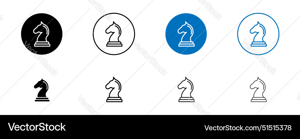Schach Icon Lizenzfreies Vektorbild - VectorStock