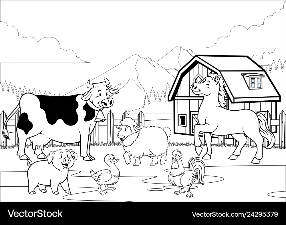 Barnyard Coloring Pages [2025]