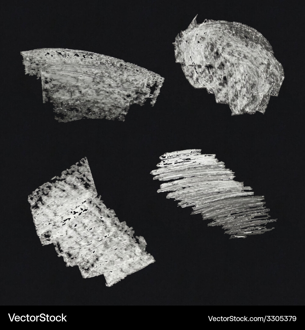 Chalk spots collection Royalty Free Vector Image