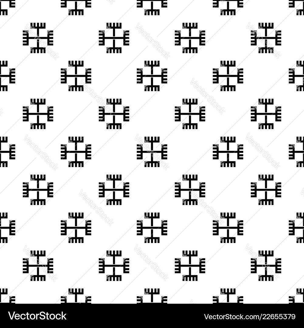 Pagan Symbol Pattern - Ancient & Sacred Vector Image
